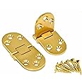 Pair of Brass Flap Hinges Table Folding Flip Top Hinge,Brass Butler ...
