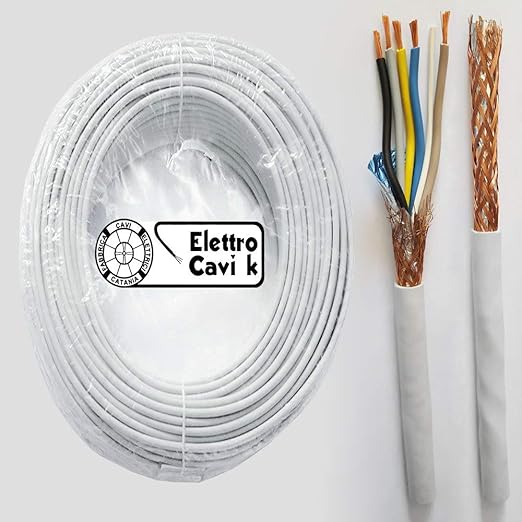 ® ELETTRO CAVI K - CAVO SCHERMATO FR2OHH2R 5G1,5 5x1,5 mm² GOMMATO ...