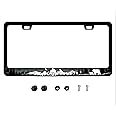 Amazon.com: Bear Moose License Plate Frame - Forest Wildlife Car Tag ...