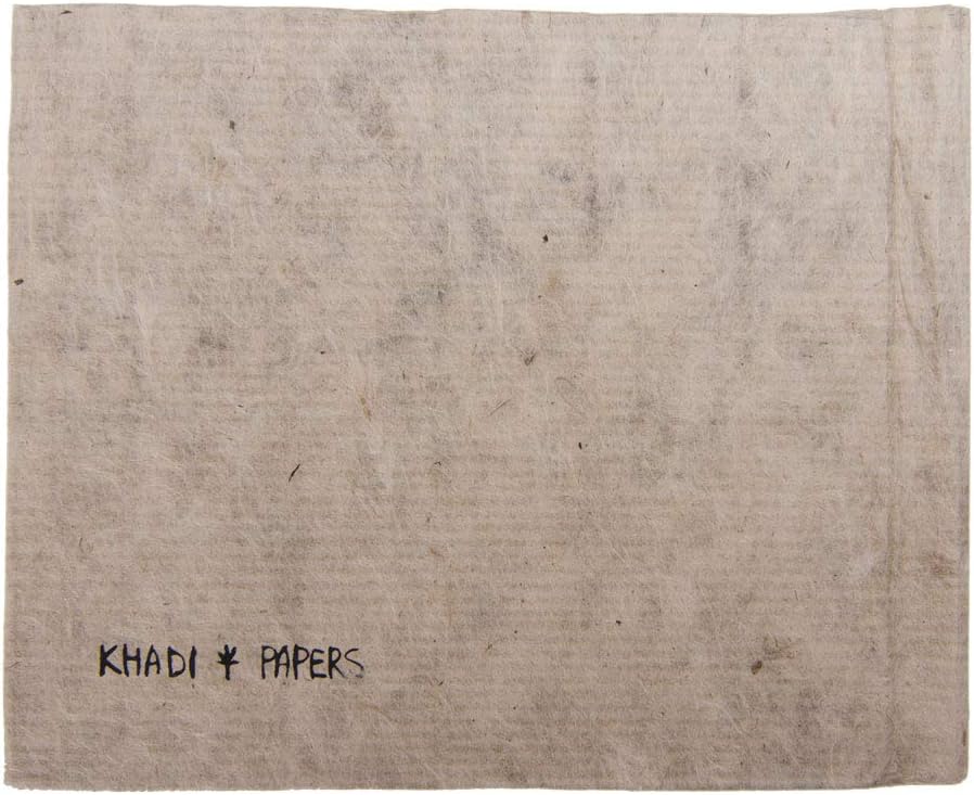 Amazon.com: Khadi Handmade Hardback Book 13 x 16 cm White Smooth by ...
