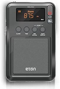Amazon.com: Eton - Elite Mini Compact AM/FM/Shortwave Radio, Internal ...