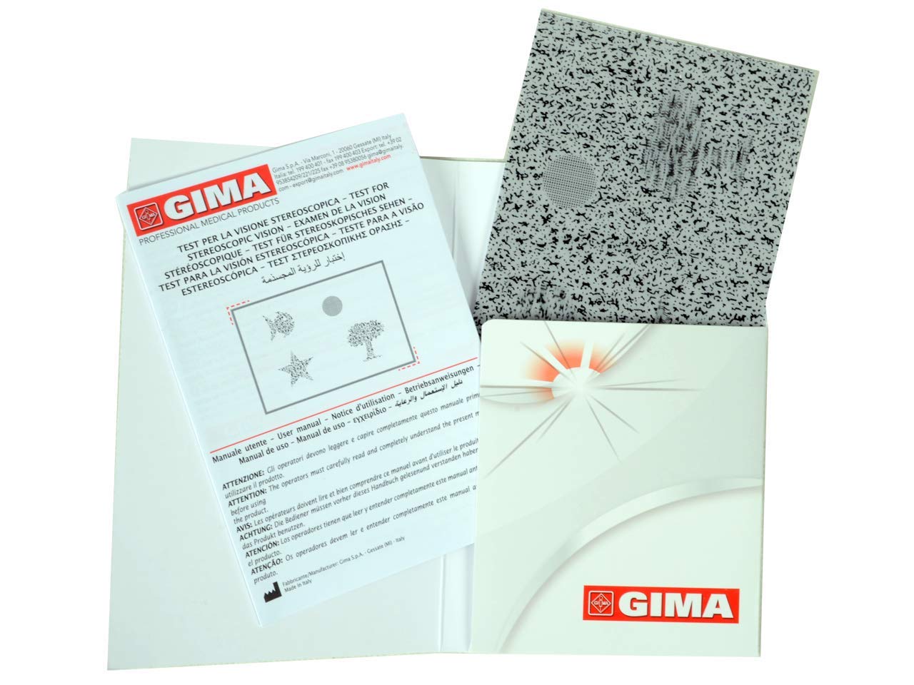 Gima – Test for Stereoscopic Vision, Lang Type, 4 Shapes, Adults and ...