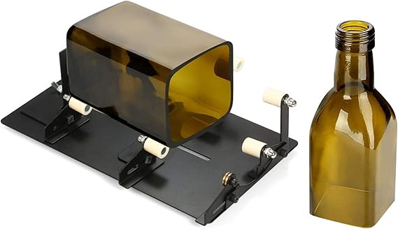 Decdeal Glass Bottle Cutter, Square & Round Bottle Cutting Machine ...