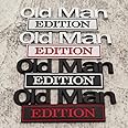 Amazon.com: 1pc Old Man Edition Metal Emblem Badge Sticker Decal for ...
