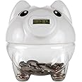 Amazon.com: Lily's Home Kid's Money Counting Piggy Digital Coin Bank ...