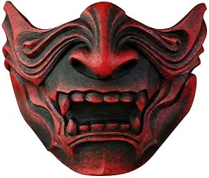Amazon.com: asky Japanese Hannya Mask Demon Oni Samurai NOH Kabuki ...