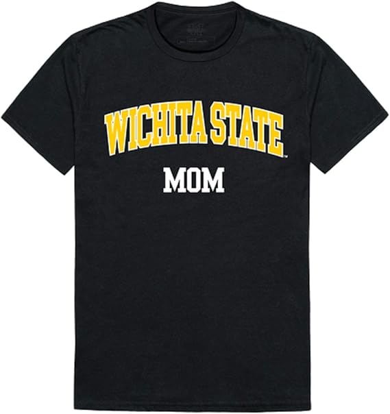 Wichita State University Shockers WSU Mom Mother NCAA Cotton Tee T ...