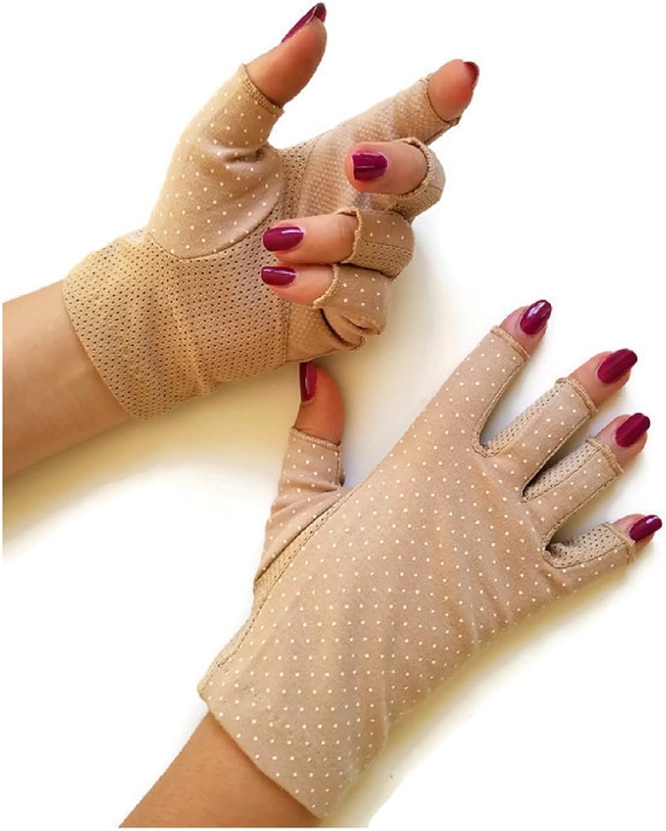 Amazon.com: Women's Driving Sun Glove UV Skin Protection for Outdoor ...