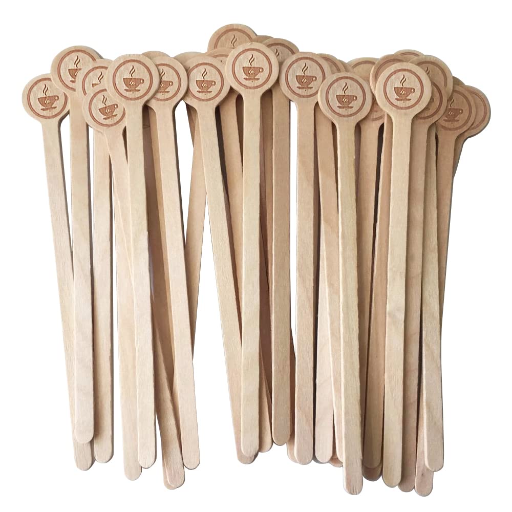 Mua Coffee Stirrers Stir Sticks Wooden Beverage Mixer with Round Ends ...