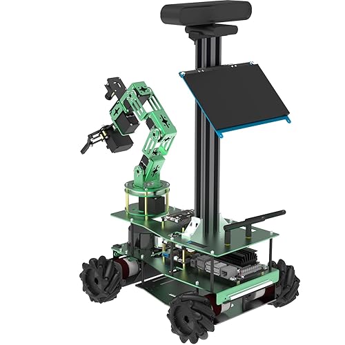 Yahboom Professional Programming AI Robot Kit with 6DOF Robot Arm ...