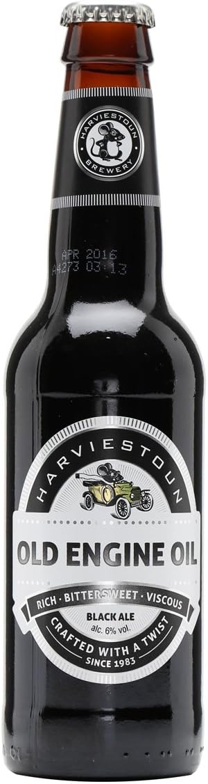Harviestoun Old Engine Oil Beer 33 cl, Case of 6: Amazon.co.uk: Grocery