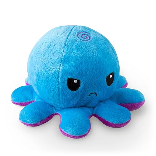 TeeTurtle - The Original Reversible Octopus Plushie - Blue + Red - Cute ...