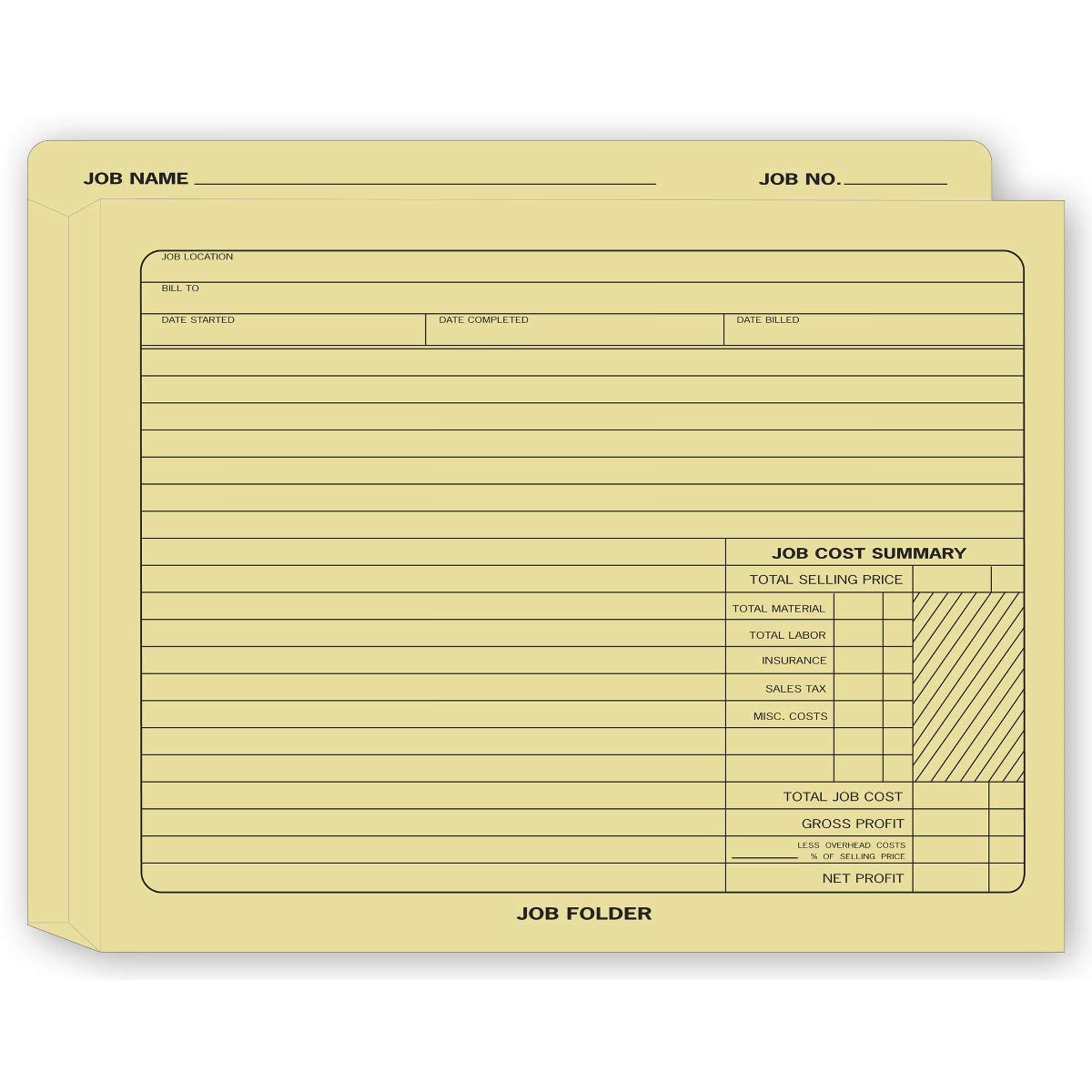 Amazon.com : CheckSimple Manila Job Folder (Expandable/Wide) - Heavy ...