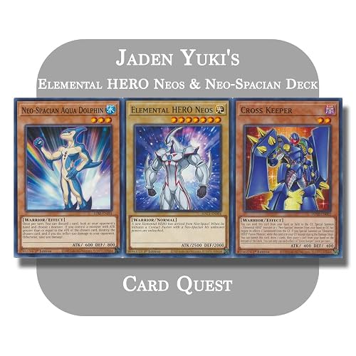 Yu-Gi-Oh! GX - Jaden Yuki's Complete Elemental Hero Neo Spacian Fusion ...