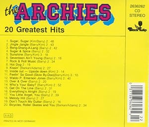 The Archies - The Archies: 20 Greatest Hits - Amazon.com Music