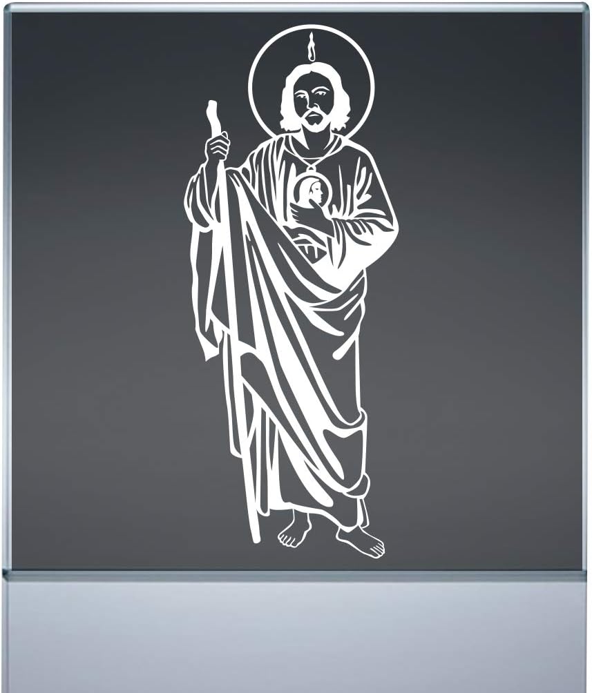 Amazon.com: San Judas Tadeo Juditas Sticker Decal calcomania White