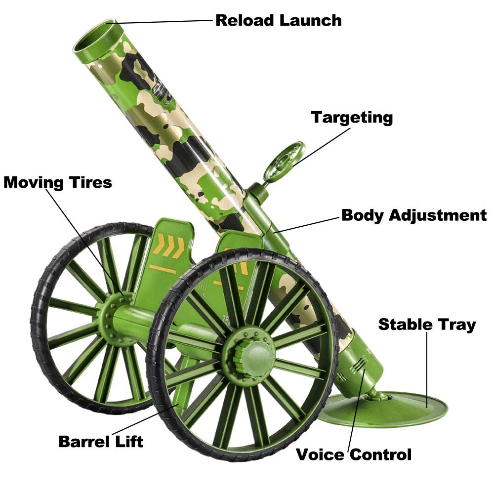 Mua Shock Wave Foam Rocket Mortar Launcher Set - 3 LED Foam Shells ...