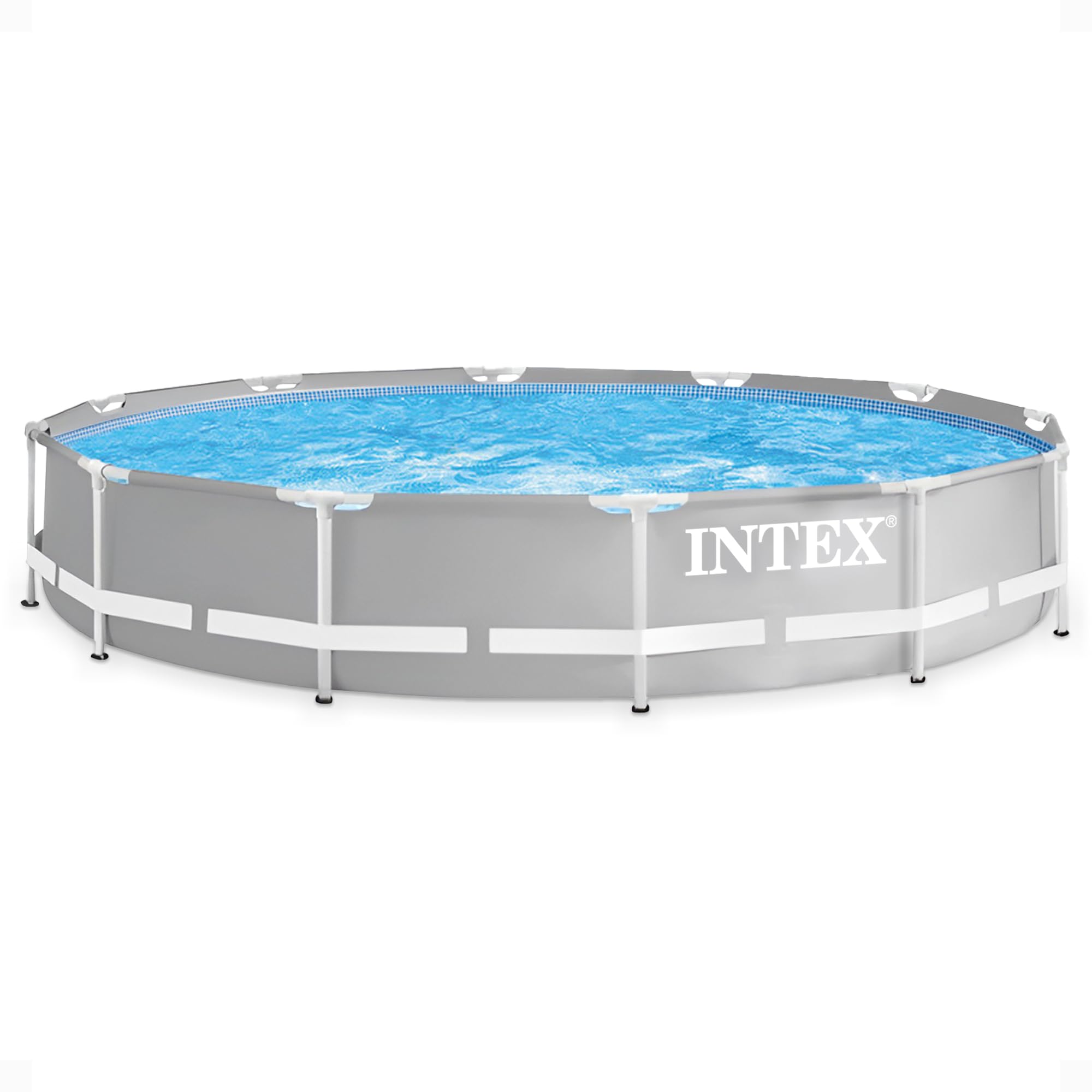 Intex 26710EH Prism Frame Premium Above Ground Swimming Pool: 12ft x ...