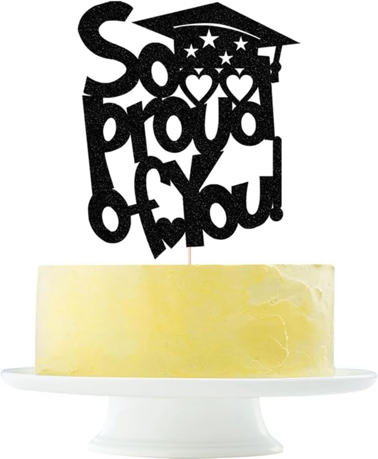 Large Graduation Cake Topper with Grad Cap Design for Senior High ...
