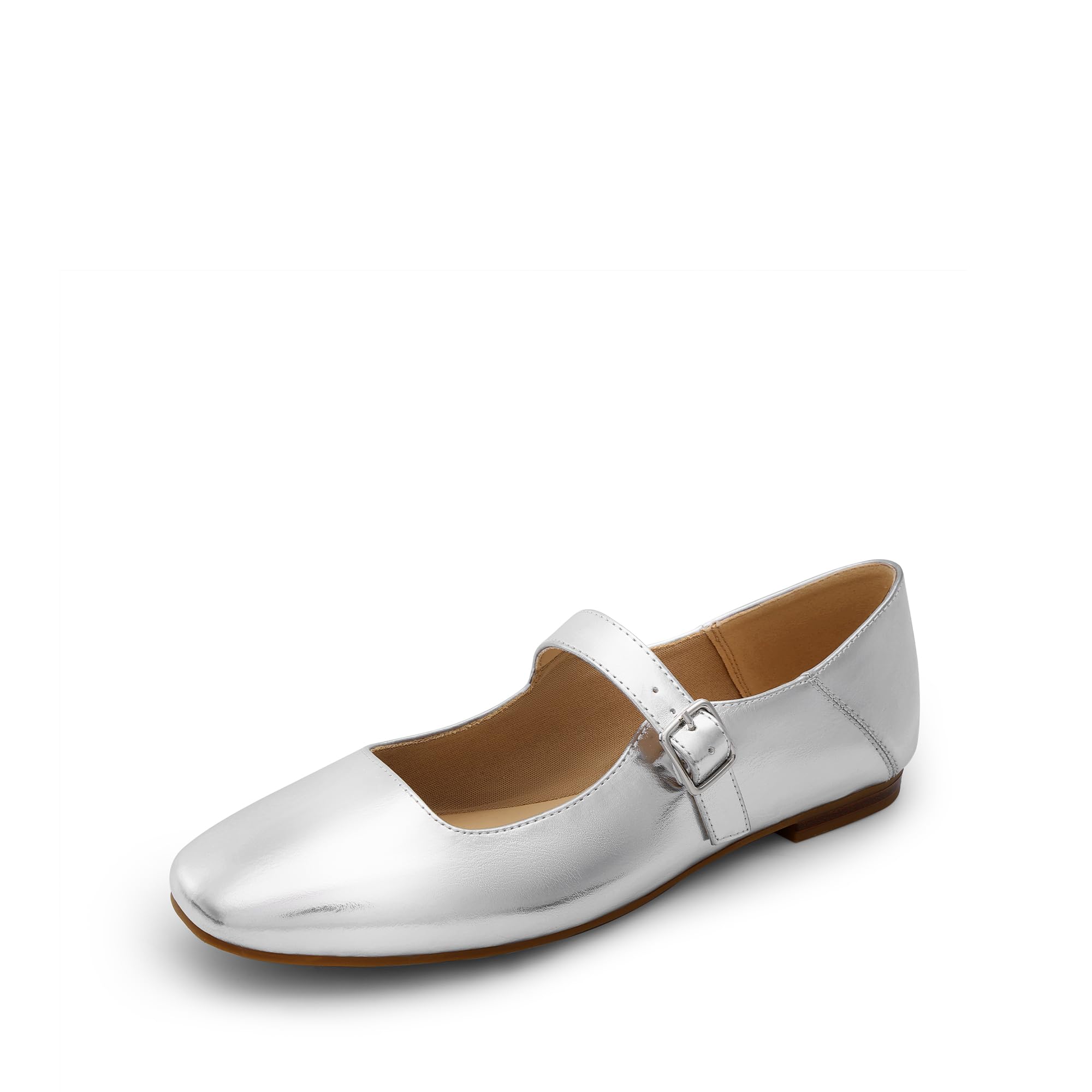 DREAM PAIRS Women's Flats Square Toe Mary Jane Flats Comfortable Casual ...