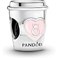 Amazon.com: Pandora Jewelry Take a Break Coffee Cup Charm - Compatible ...