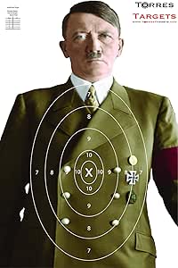 Amazon.com : Adolf Hitler Target with B27 Rings (24x36 Inches, 1 Target ...