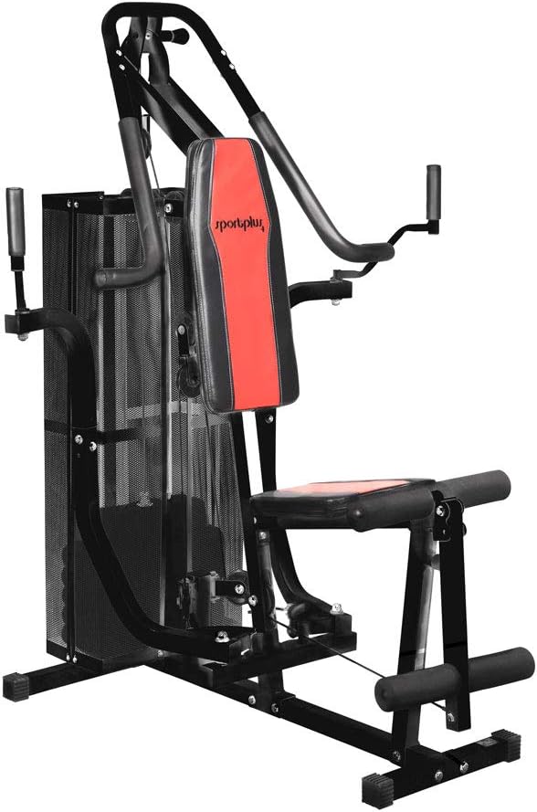 SportPlus Fitness Station – Compact Weight Station for Home Use with a ...