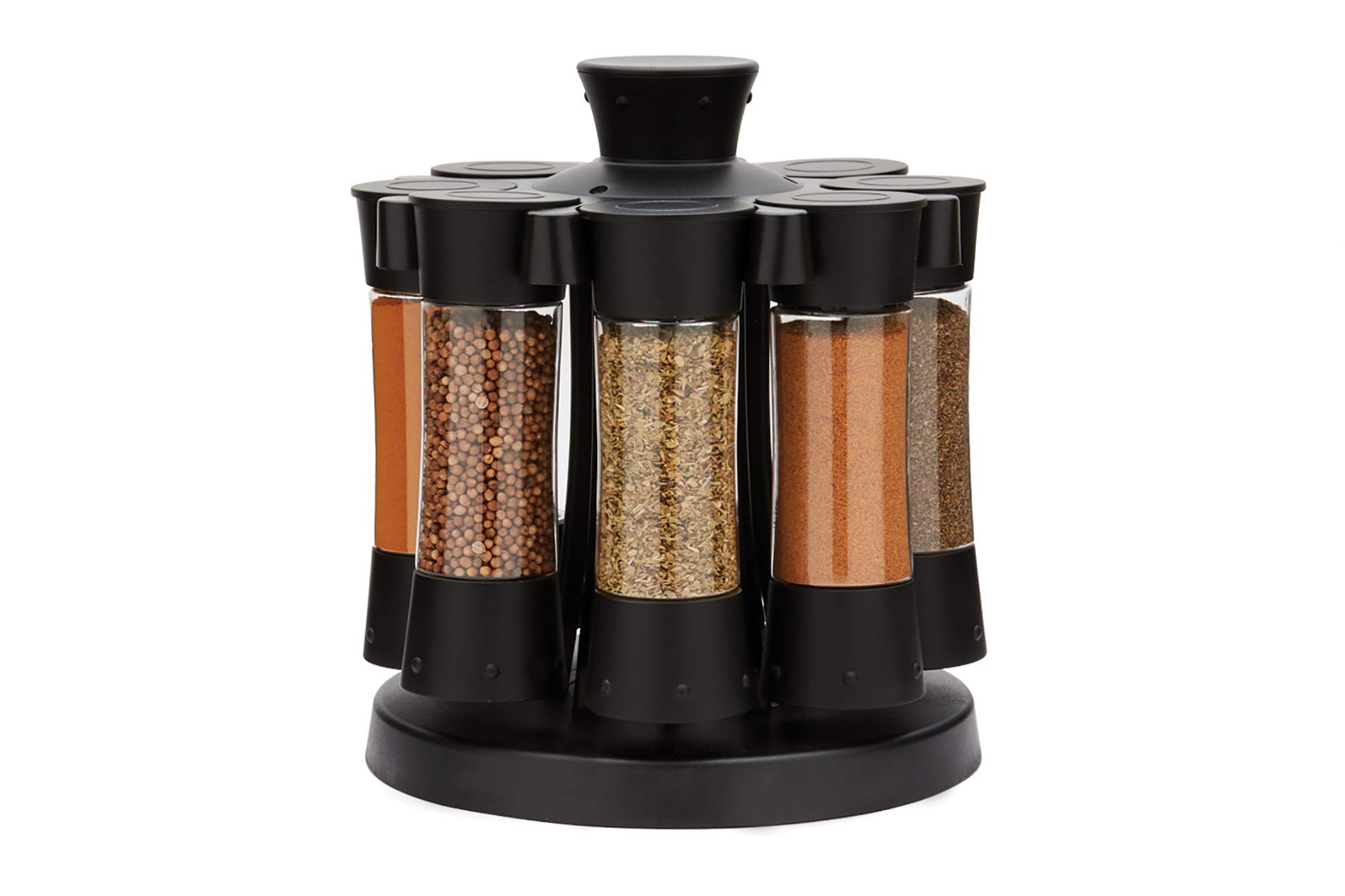 Kitchen Art Elite Auto-Measure Spice Professional 8 Compartments Black ...