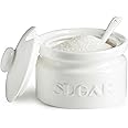 Amazon.com | Gomakren Sugar Bowl with Lid and Spoon, Sugar Container ...