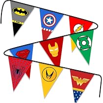 Chucky Doll Superhero Printable Banner Superheroes Birthday Party Decor ...
