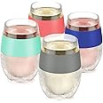 Amazon.com | Host Wine Freeze Cup Set of 2 - Plastic Double Wall ...