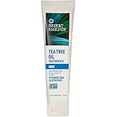 Amazon.com: Desert Essence Tea Tree Oil Toothpaste - Mint - 6.25 Ounce ...