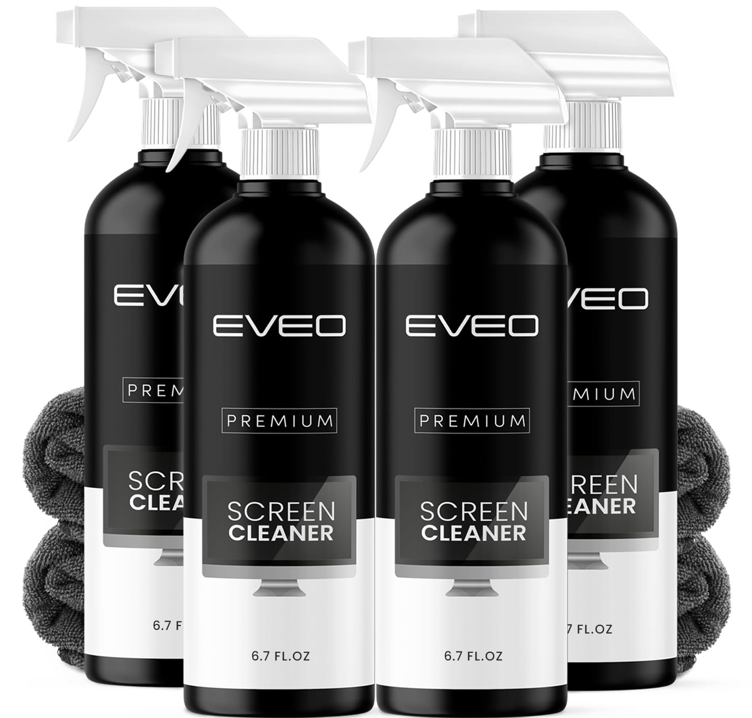 *FACTORY SEALED*EVEO® Screen Cleaner Spray Kit (Streak-Free) TV Screen ...