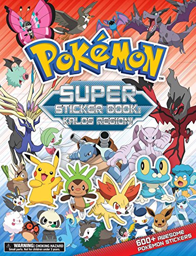 Amazon.com: Pokemon Super Sticker Book: Kalos Region: 0783324887815 ...