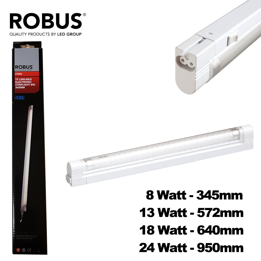 Robus Spire T5 Fluorescent Link Light Pelmet Kitchen 2700K Warm White ...