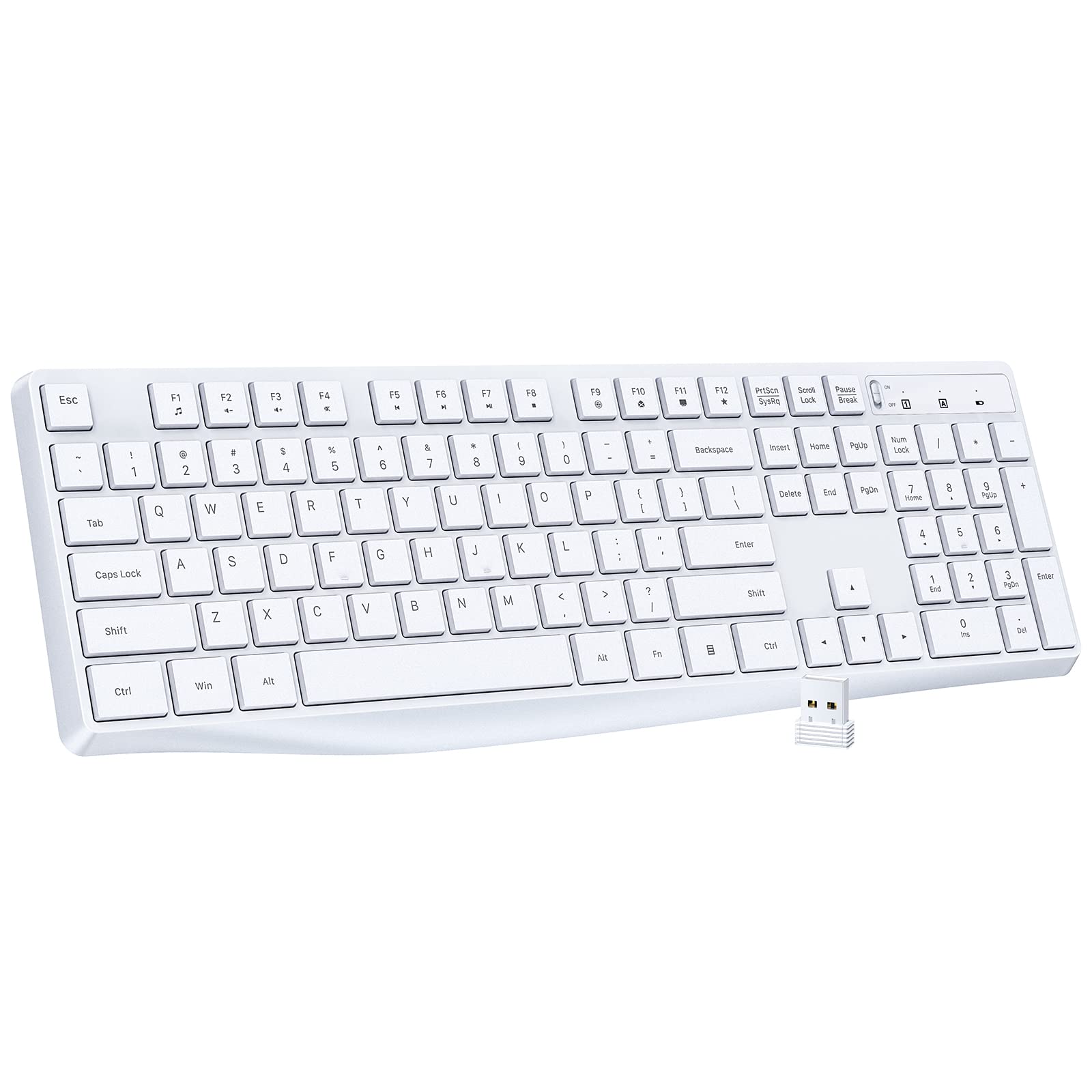 Mua Lovaky Wireless Keyboard, 2.4G Ergonomic Wireless Computer Keyboard ...