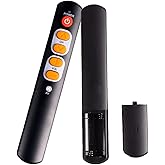 Amazon.com: Learning Remote Control with Big Buttons, 6 Keys Universal Remote Control Smart ...