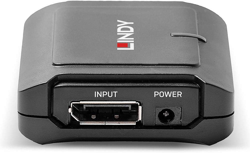 LINDY Extend DisplayPort 1.4 UHD signals over distances up to 35m ...
