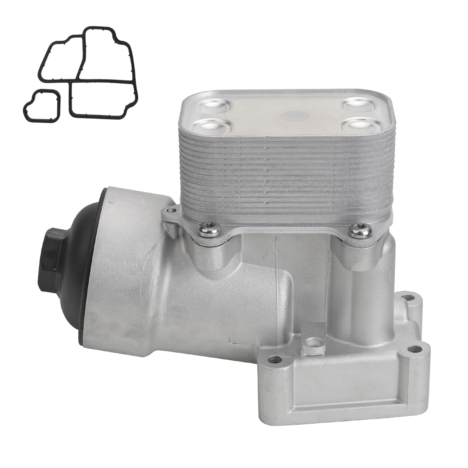 ZONFANT Upgrade Aluminum Engine Oil Cooler Filter Assembly Compatible ...