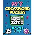 90's Crossword Puzzles Movies & TV: Easy to Expert Large Grid Large ...