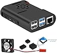 Amazon.com: MazerPi Raspberry Pi 4 Case, Raspberry Pi Case with Cooling Fan, Raspberry Pi 4 ...