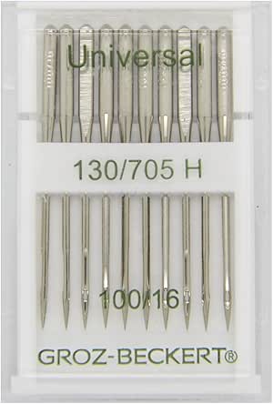 groz de beckert 10 Paquete universal de agujas 130/705H con plano pistón y punta redonda para el ...