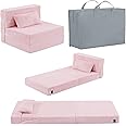 Amazon.com: Givjoy Folding Sofa Bed Floor Mattress for Kids with Pillow ...