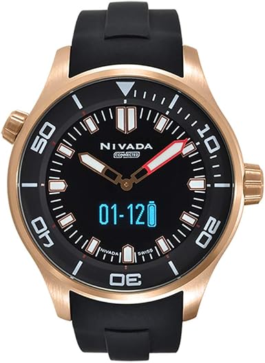 Reloj Nivada Swiss Connected para Hombres 45mm: Amazon.com.mx: Relojes