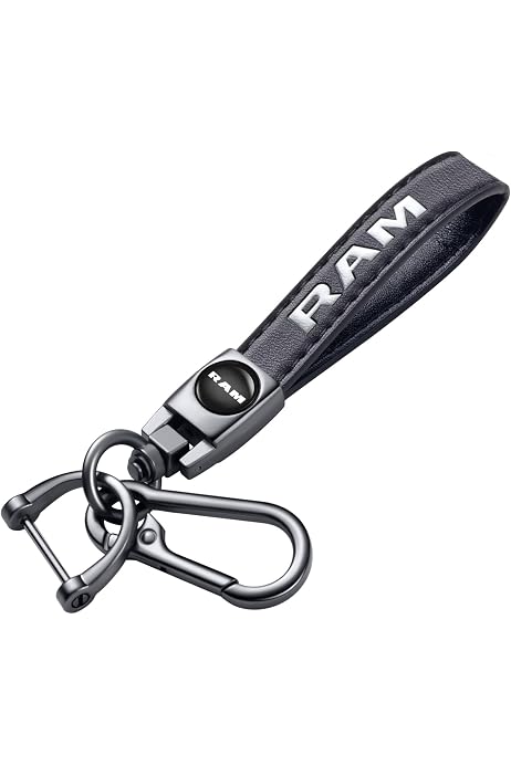 Official Licensed RAM Key Fob Official RAM TRX Carbon Fiber Leather Key ...