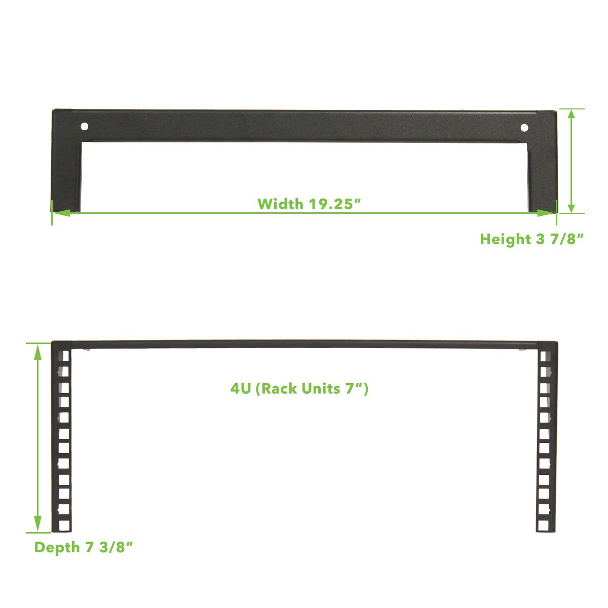 Mua NavePoint 4U 19 Inch Vertical Wall Mount Rack Wall Mountable Server ...