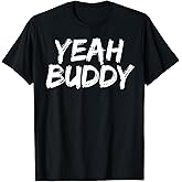 Amazon.com: Yeah Buddy Old School Bodybuilding T-Shirt : Clothing ...