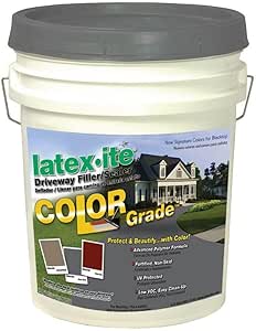 Latex-ite 4.75 Gal. Color Grade Blacktop Driveway Filler/Sealer in ...