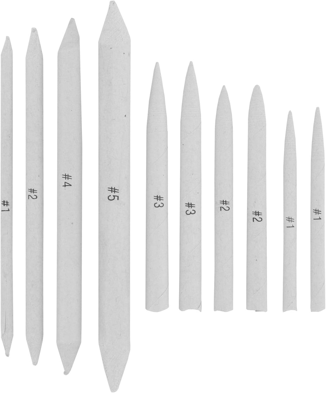 US Art Supply 10 Piece Artist Blending Stump and Tortillion Art ...