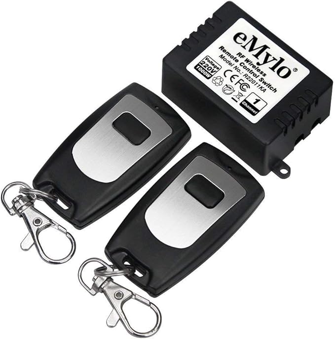 eMylo Smart Wireless RF Remote Control Switch AC 220V Relay Module ...